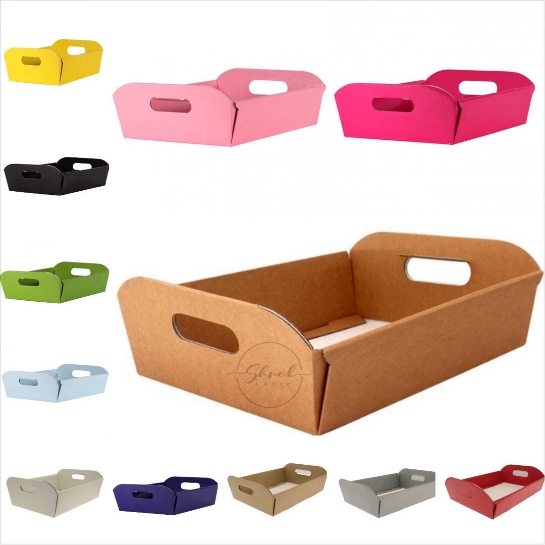 Hamper Tray 34.5cm Choose From 12 Colours Reusable Recyclable Mothers ...