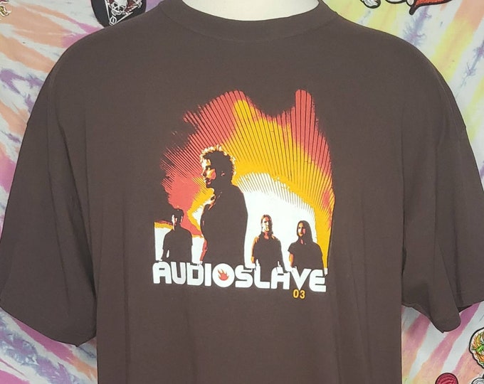 VINTAGE Audioslave XXL Concert Tour T Shirt 2003 Optima - Etsy