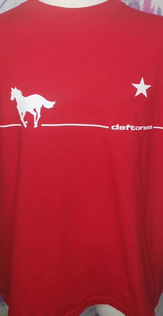 VINTAGE Deftones White Pony XL Concert Tour TShirt GI… - Gem