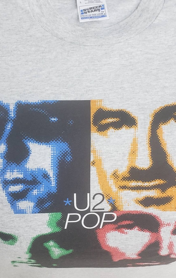 Vintage U2 POPMART Authentic Pop World Tour LARGE Con… - Gem