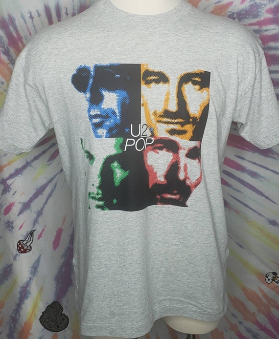 Vintage U2 POPMART Authentic Pop World Tour LARGE Con… - Gem