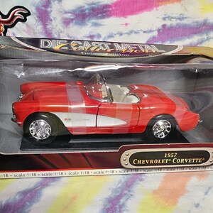 VINTAGE 1957 Chevrolet CORVETTE Special Edition Die Cast Metal - Etsy