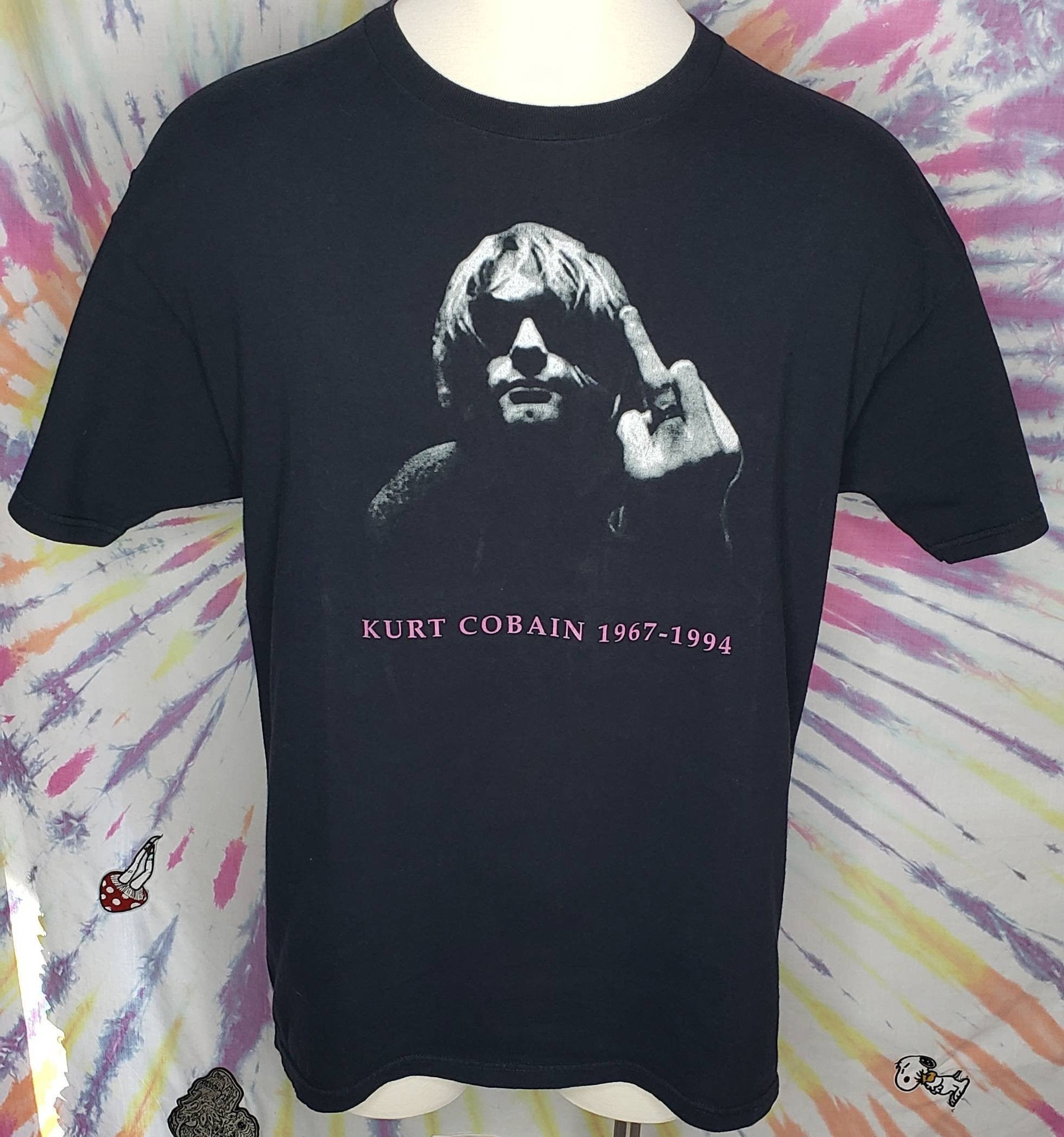 Vintage Kurt Cobain 1967 to 1994 Middle Finger Memorium MINT Vintage Kurt Cobain 1967 to 1994 Middle Finger Memorium MINT
