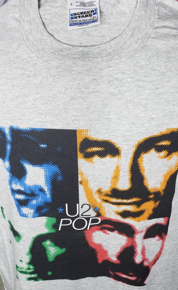 Vintage U2 POPMART Authentic Pop World Tour LARGE Con… - Gem