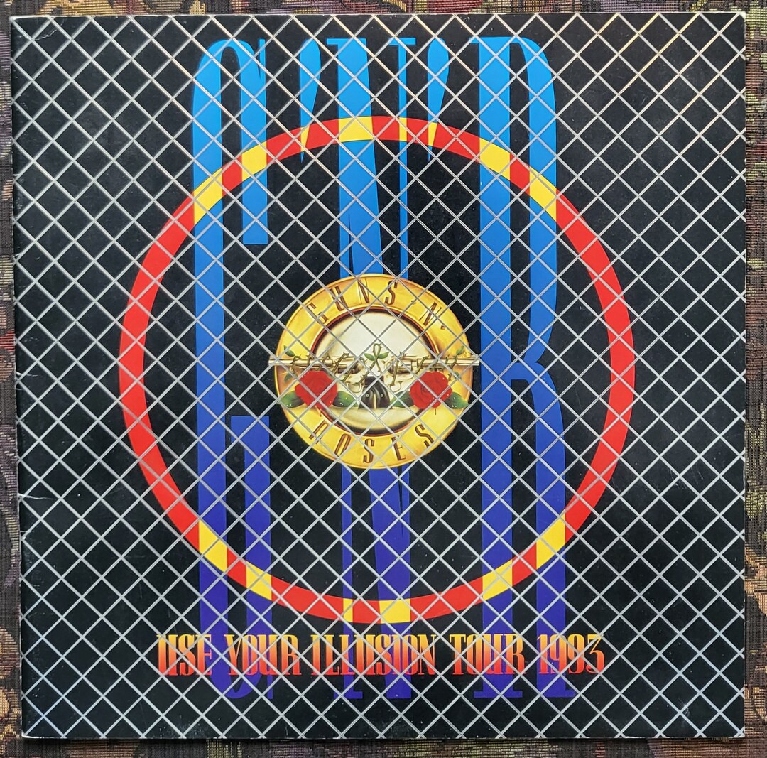 Guns N Roses GNR Use Your Illusions UYI Tour Program 1992 1993 GNFNR - Etsy