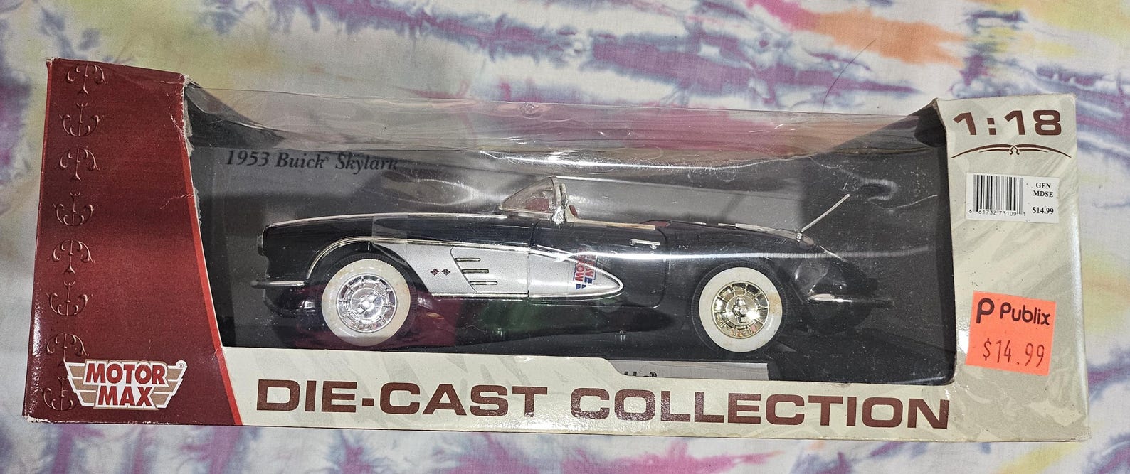 VINTAGE 1958 CORVETTE Die Cast Metal Model Car MOTORMAX - Etsy
