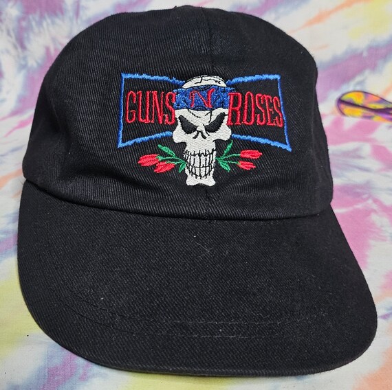 VINTAGE Guns n Roses 1991 BROCKUM Baseball Cap RARE - Gem