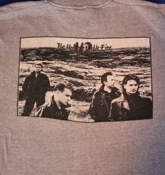 Vintage U2 Unforgettable Fire XL Concert Tour T Shir… - Gem