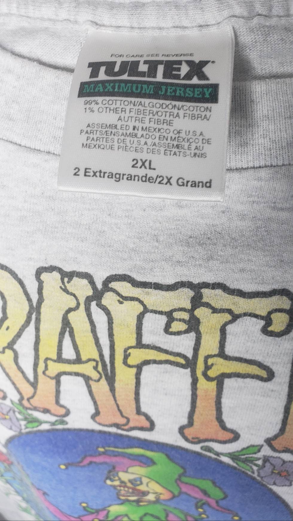 AUTHENTIC Vintage GRAFFIX Clown Jester XXL T Shirt Tultex 1994 | Etsy