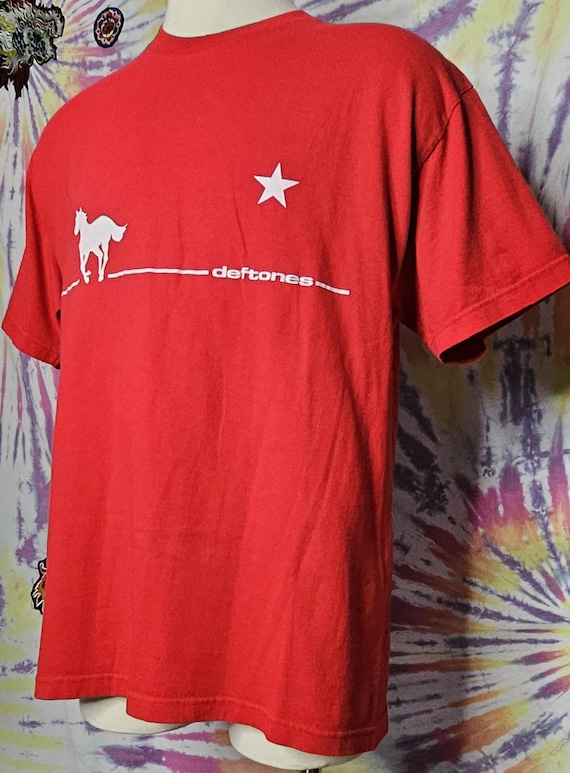 VINTAGE Deftones White Pony XL Concert Tour TShirt GI… - Gem