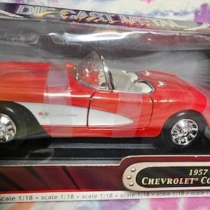 VINTAGE 1957 Chevrolet CORVETTE Special Edition Die Cast Metal - Etsy