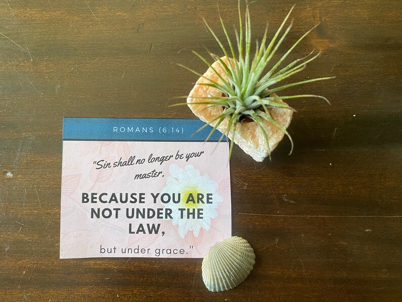 Grace Scripture Cards - Printable PDF File - Instant Download - Digital ...