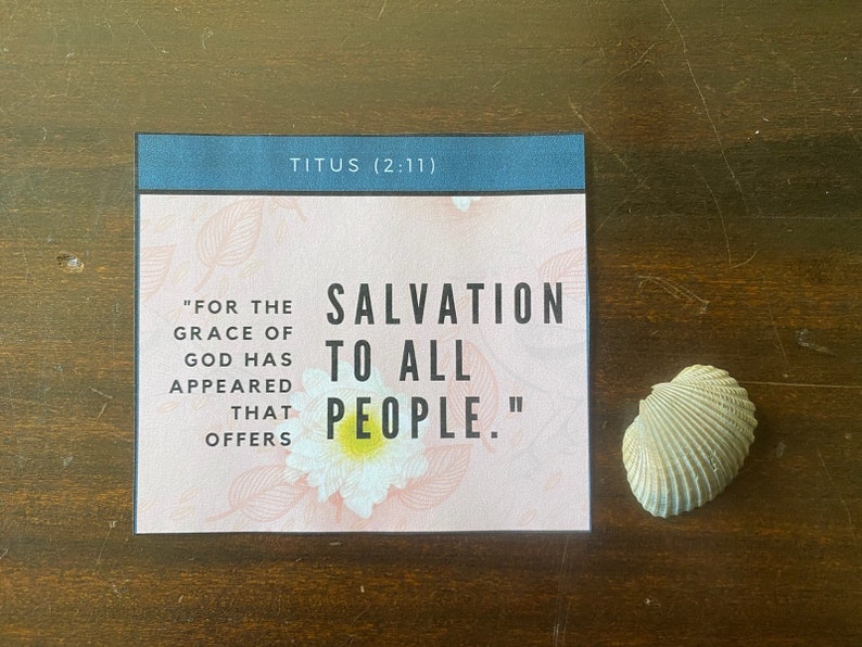 Grace Scripture Cards - Printable PDF File - Instant Download - Digital ...