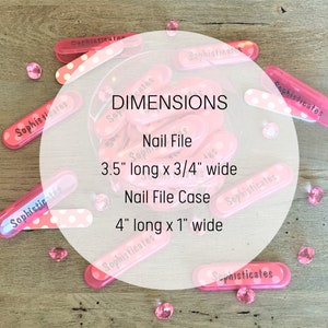 Personalized Nail File With Case, Personalized Gifts, Bachelorette Spa ...