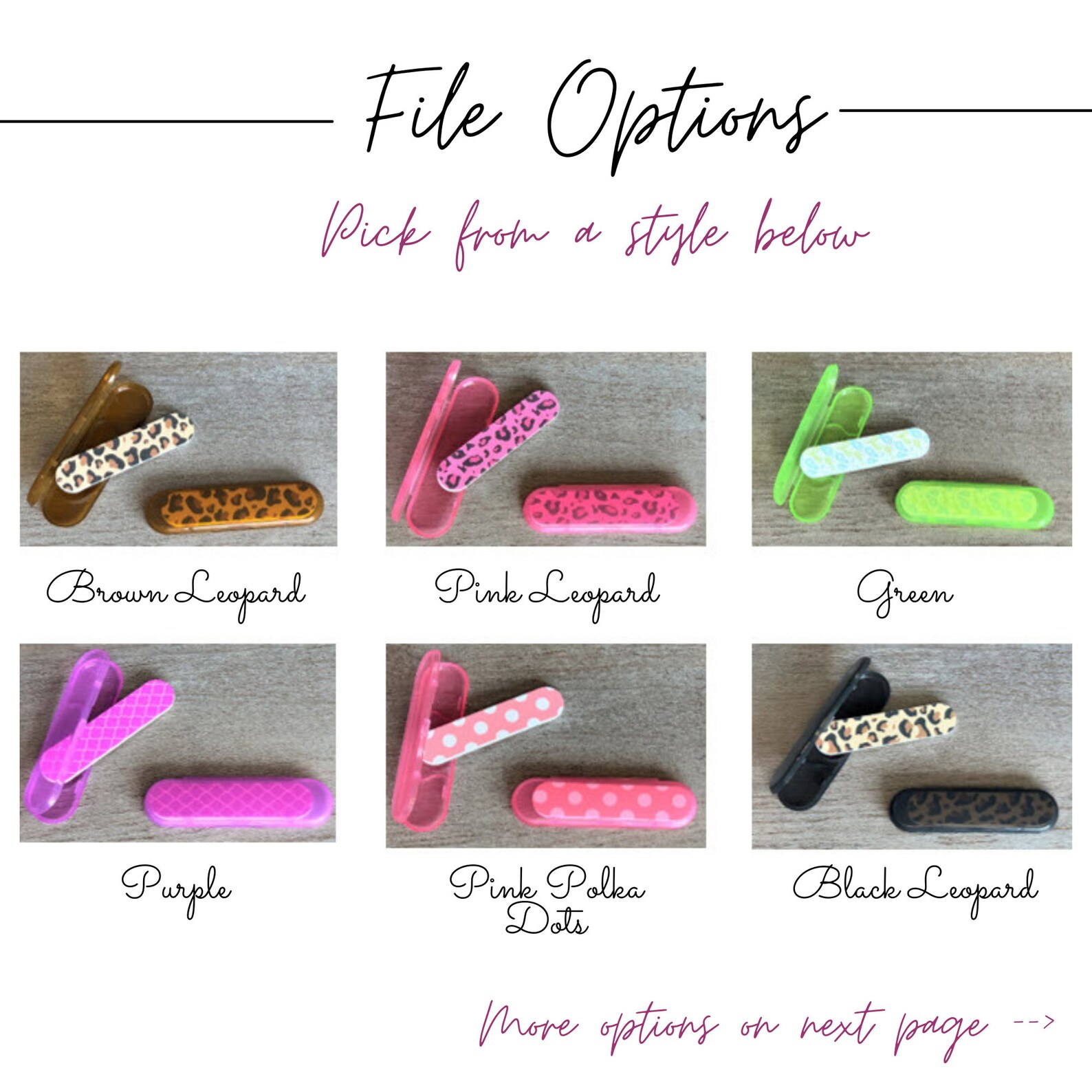 Personalized Nail File With Case Personalized Gifts - Etsy