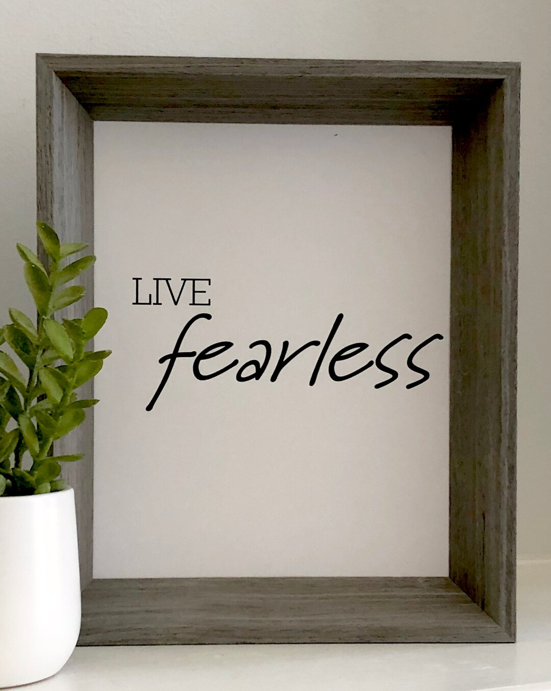 Live Fearless Printable Quote, Digital Download, Motivational Print ...