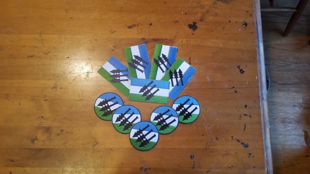 Cascadia Antifa Iron on Patch (circle) - Etsy