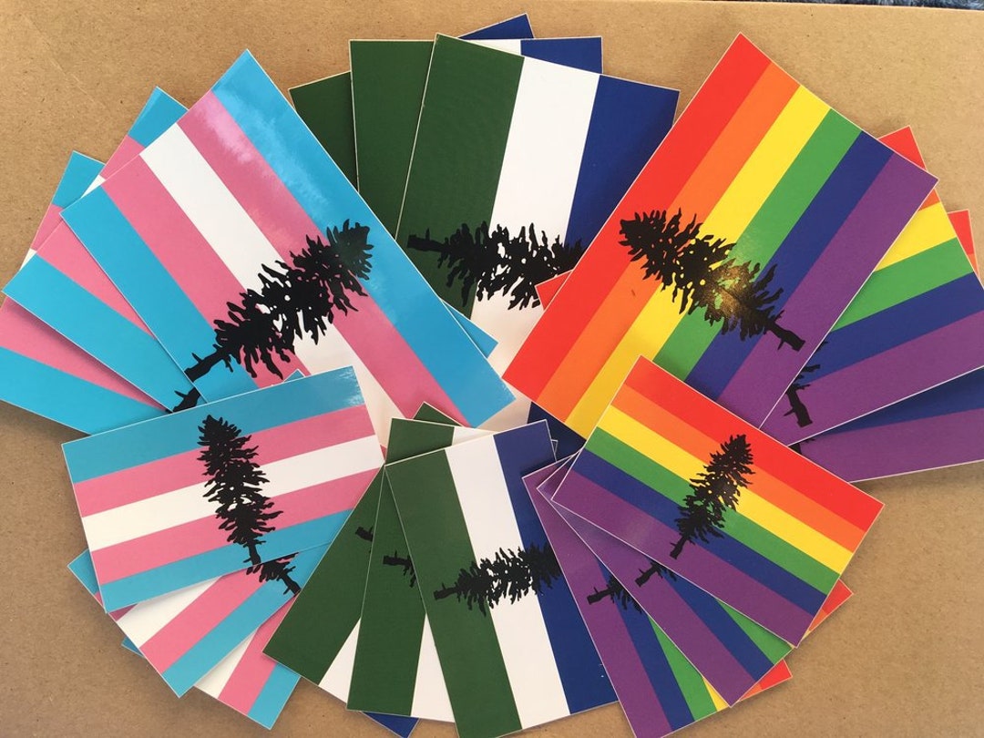 Cascadia PRIDE Sticker Bundles - Etsy