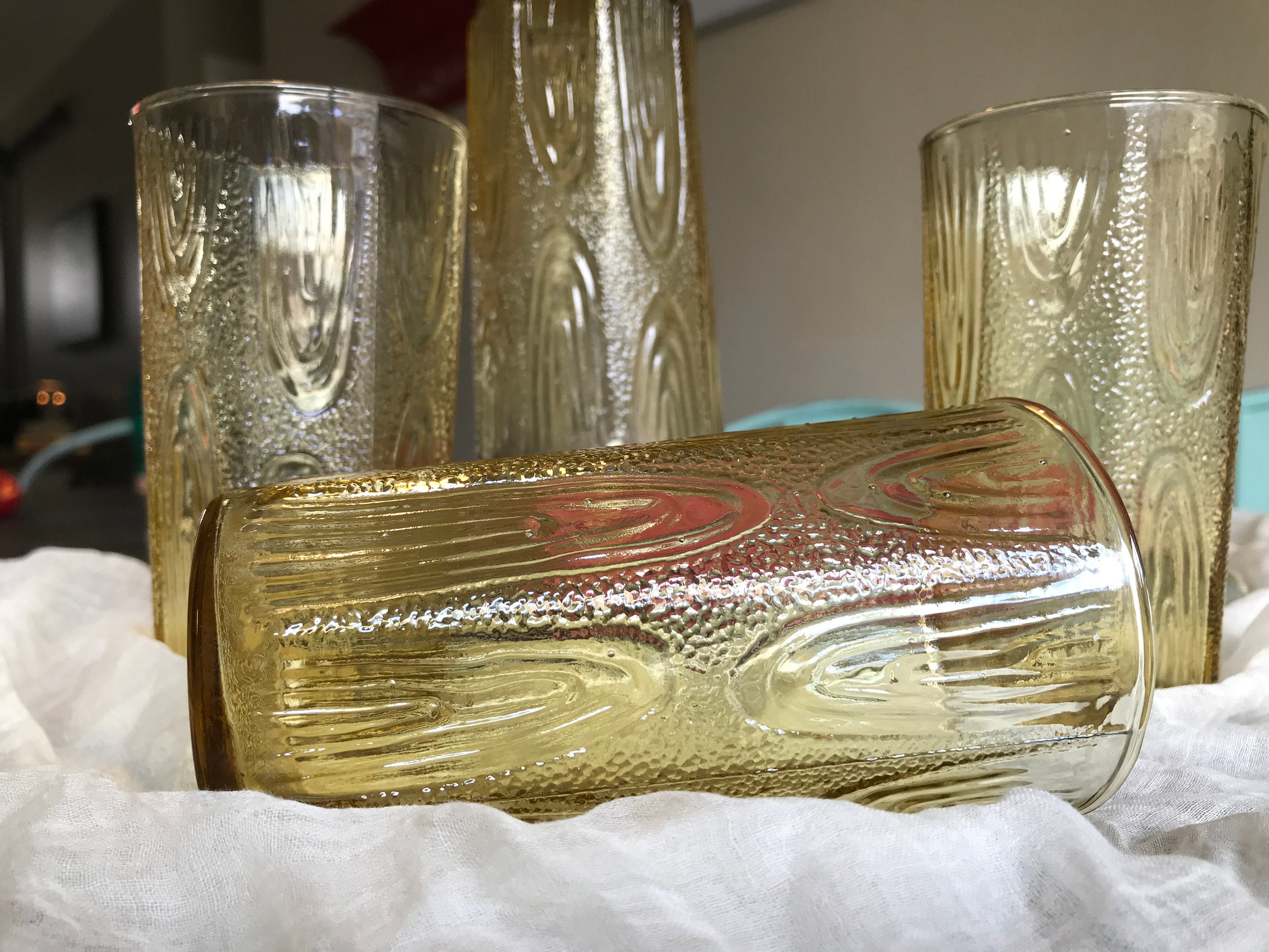 Vintage Drinking Glasses Drinking Set Barware Bar Glasses - Etsy