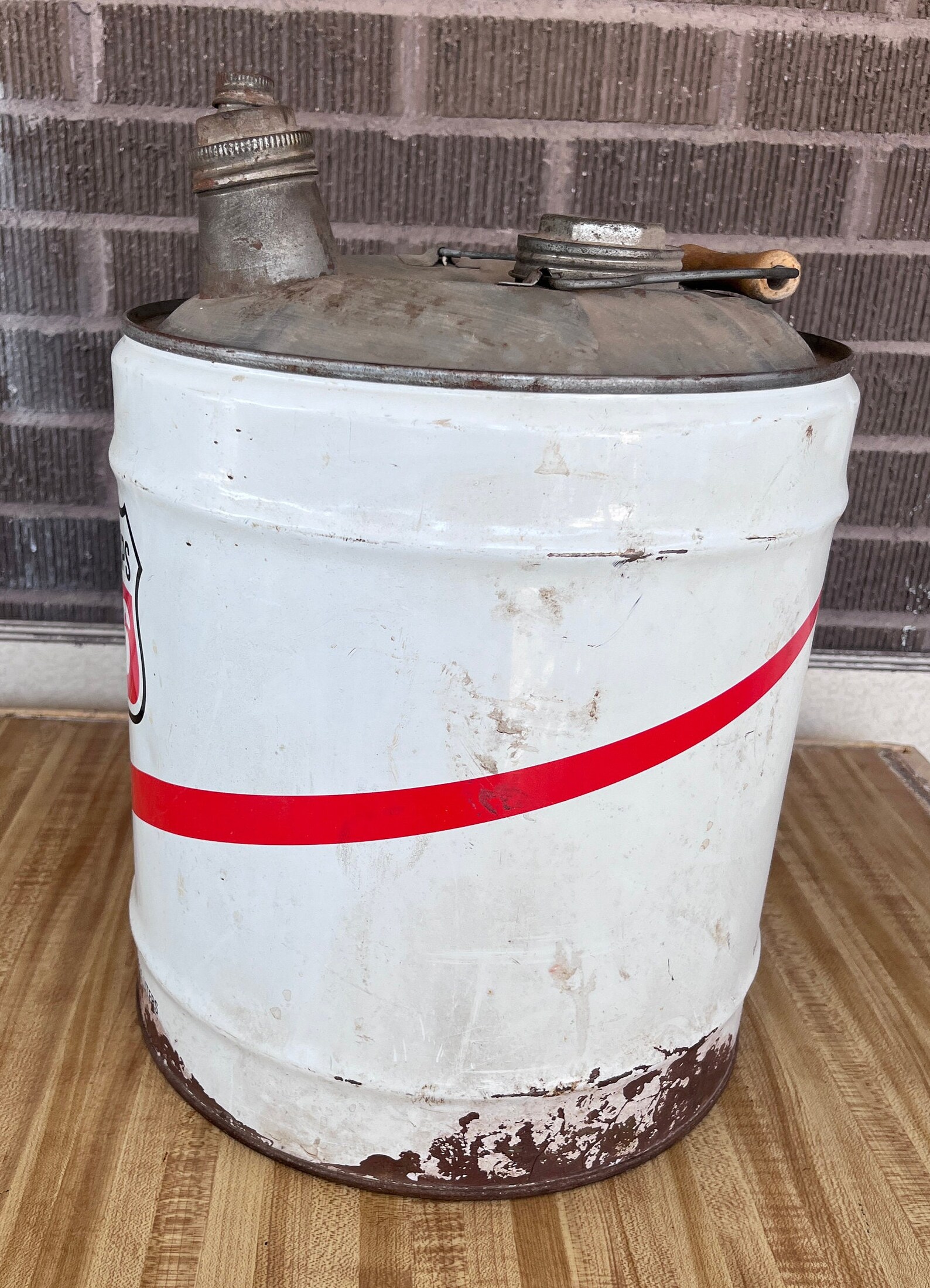 Phillips 66 Lubricating Oil Can Vintage Gas Can Automotive 5 Gallon ...