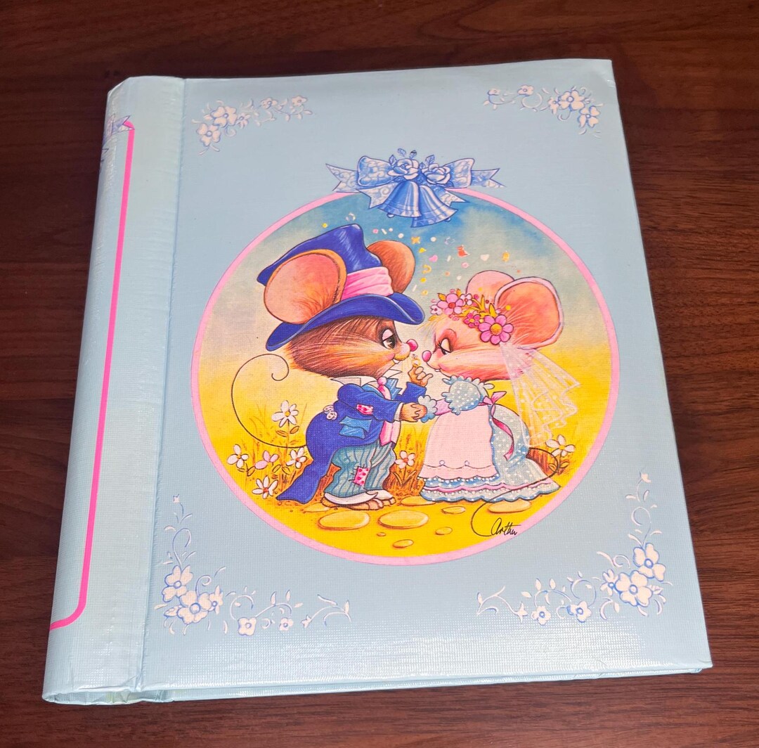 Vintage Mice Couple Wedding Photo Album: Bridal Shower Gift - Etsy