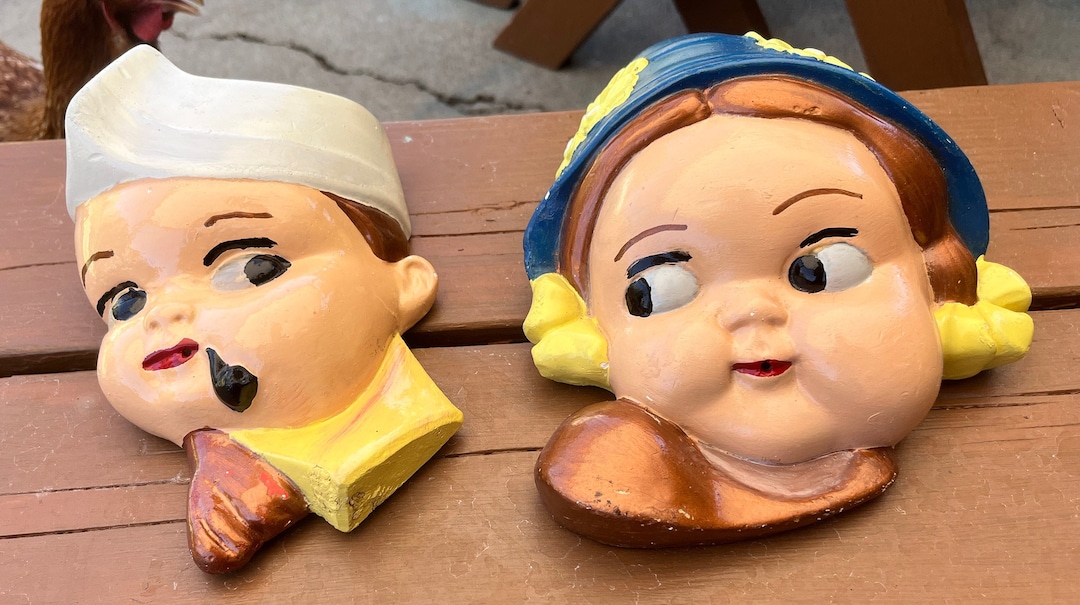 String Holders Vintage String Holder Chalkware Couple Goals Vintage ...