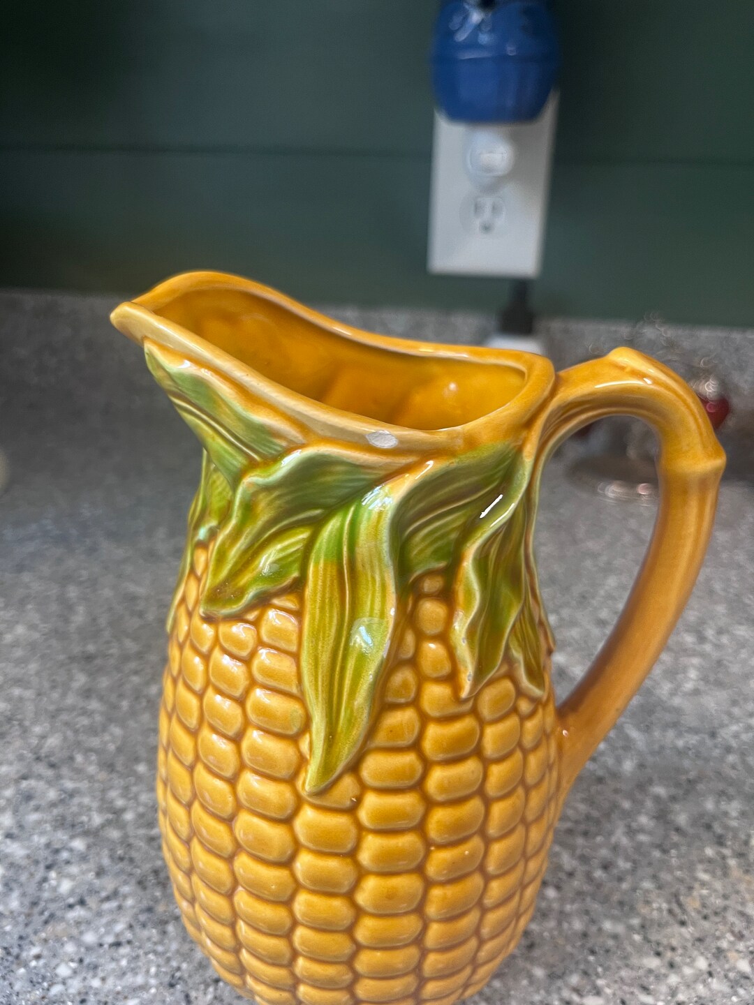 Corn Pitcher Vintage Corn Shaped Pitcher With Handle Americana Home ...