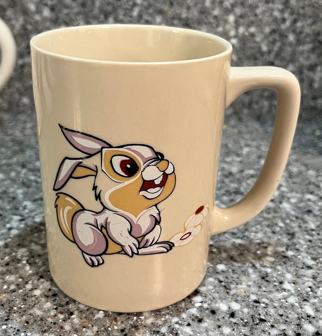 Thumper Bambi Disney Mug Vintage Disney Vintage Mug Coffee Mug Hot ...