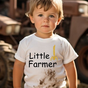 Little Farmer Png, Farm Life Png, Country Boy PNG | Red Tractor PNG ...