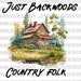 Backwoods Country Folk Png, Holler Livin' PNG , Country Png, T-shirt ...