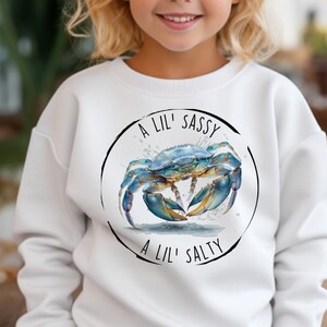 Crabby Girl PNG: Lil' Sassy, Lil' Salty Design (digital Download) - Etsy