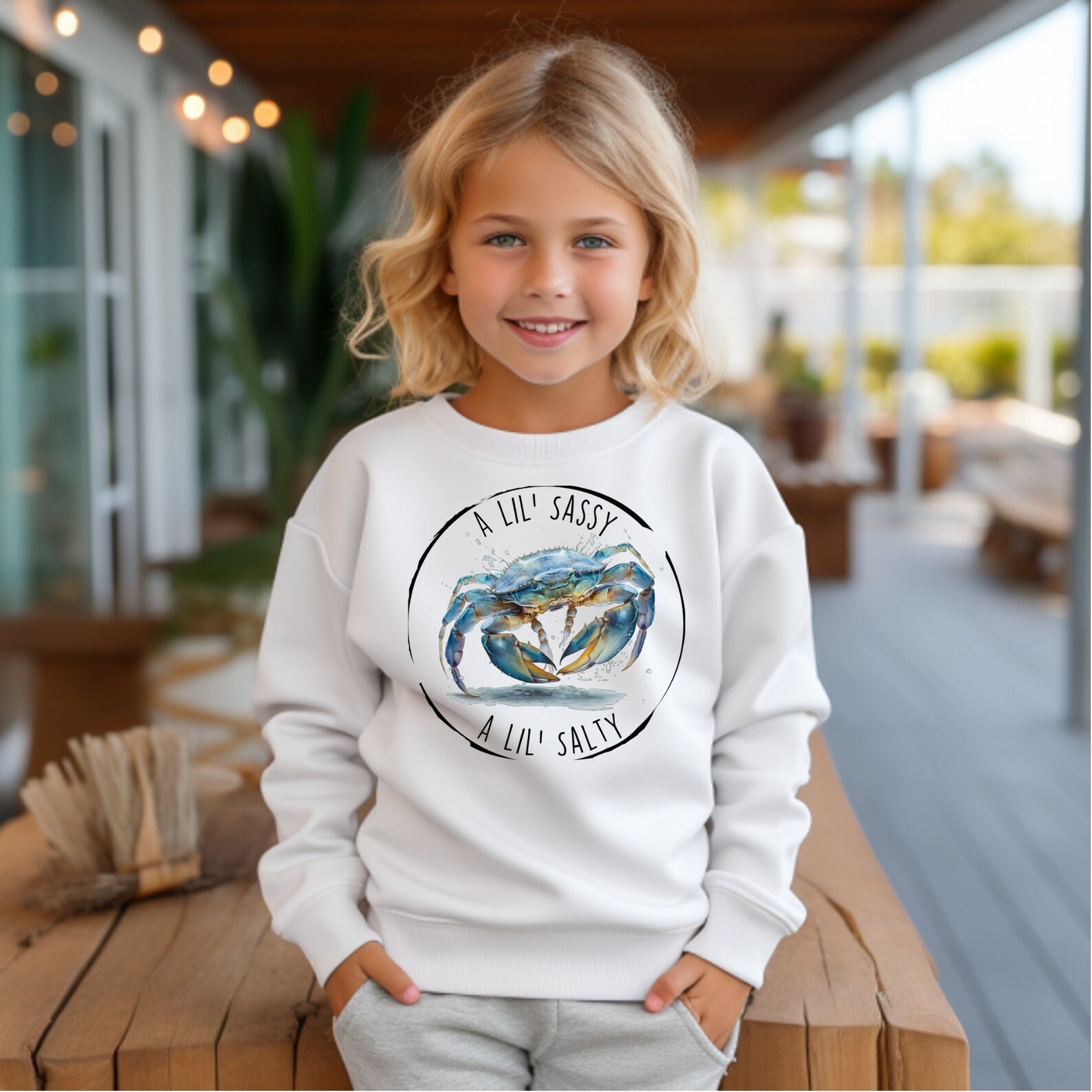 Crabby Girl PNG: Lil' Sassy, Lil' Salty Design (digital Download) - Etsy