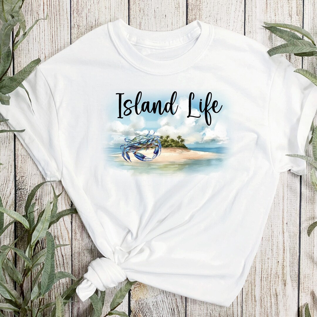 Island Life PNG Crabby Girl Png Saltwater Therapy PNG - Etsy