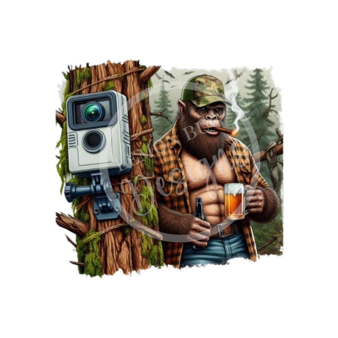 Hillbilly Bigfoot PNG: Squatch Sublimation Design (digital Download) - Etsy