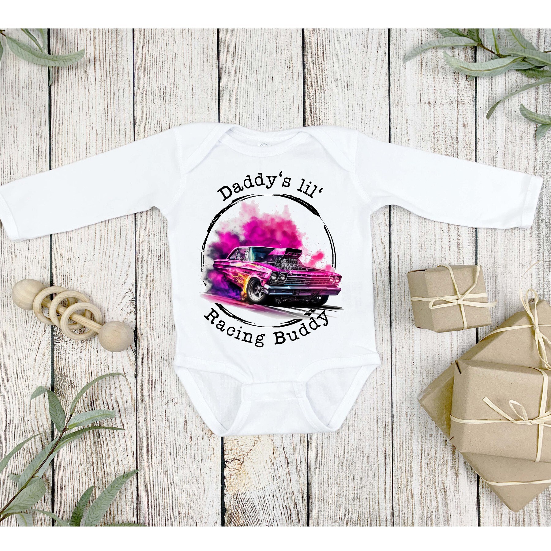 Drag Racing PNG: Daddy's Lil' Racing Buddy, Hotrod (digital Download ...