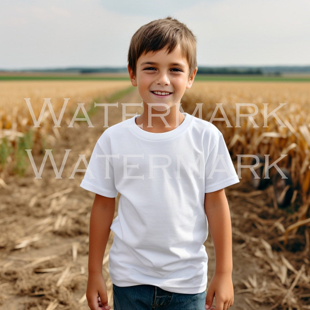 Digital Mock-up Boys Mockup JPG Boy in Cornfield JPG Male - Etsy