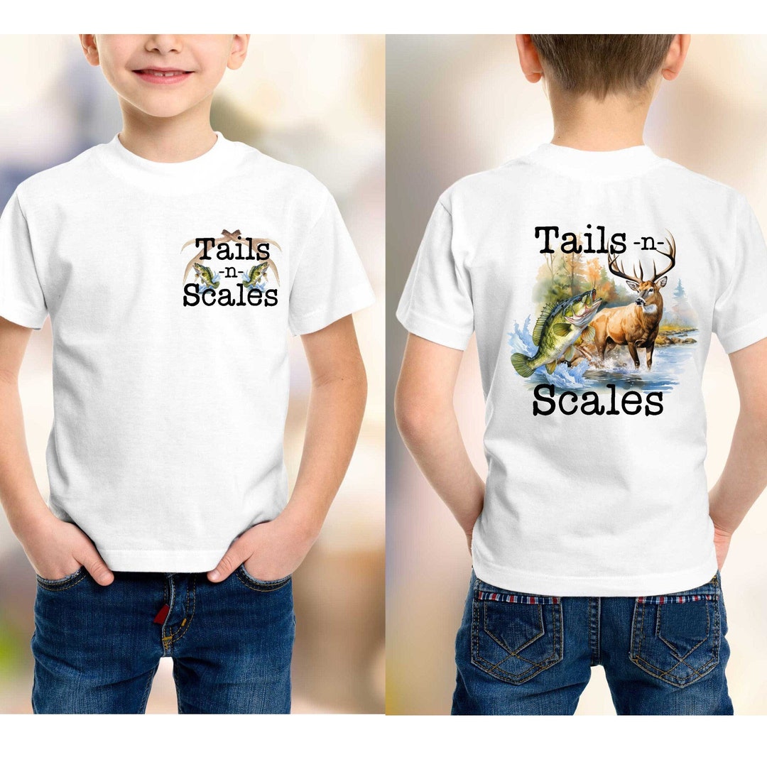 Tails N Scales Png, Hunting Png, Fishing PNG, Deer Hunting PNG, Front ...