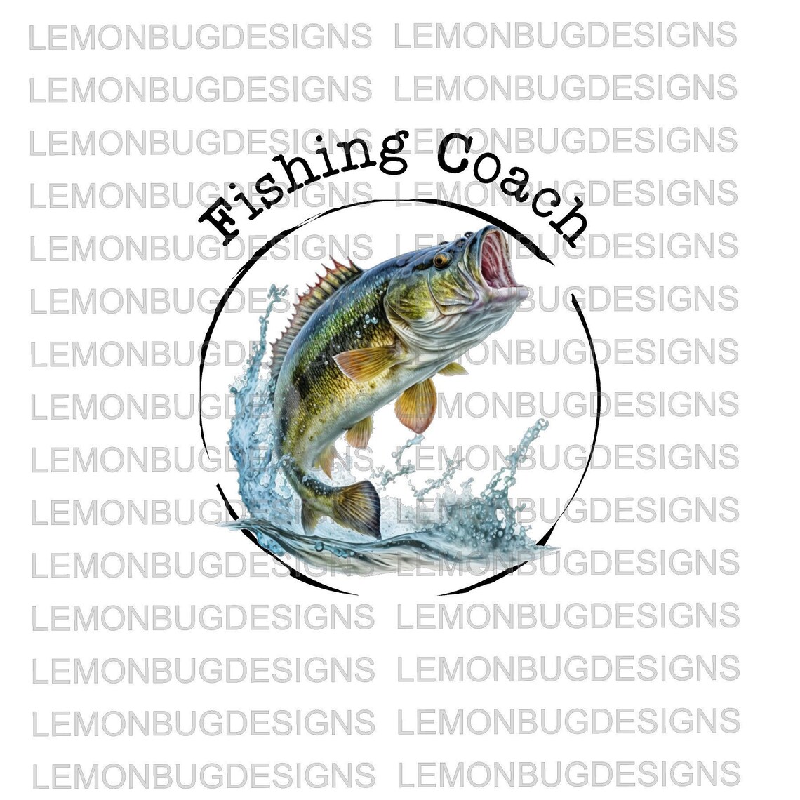 Fishing Coach Png Gone Fishin' PNG Bass PNG Fishing - Etsy