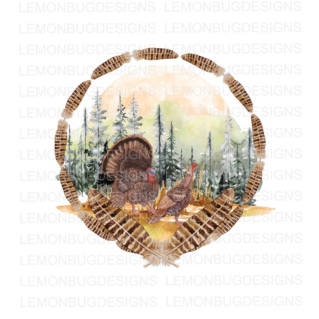 Bucks and Beards PNG Deer Hunting PNG Turkey Hunting PNG - Etsy
