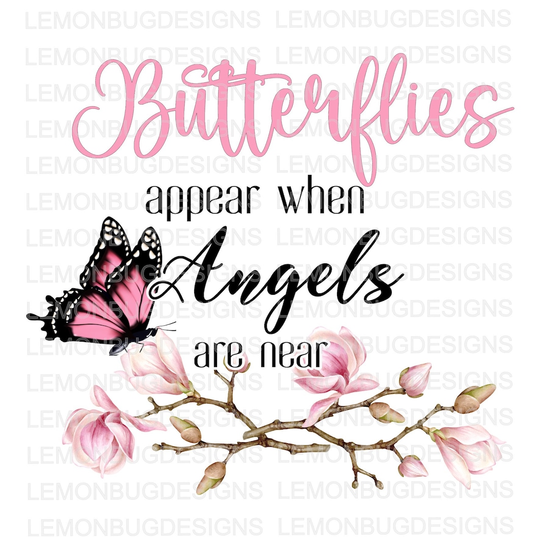 Butterfly Angels Rustic Design: PNG Sublimation (digital Download) - Etsy