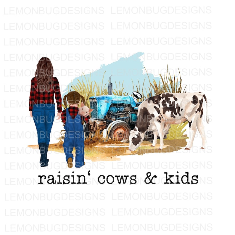 Farm Wife Life PNG Farm Work PNG Farm Combine Blue - Etsy
