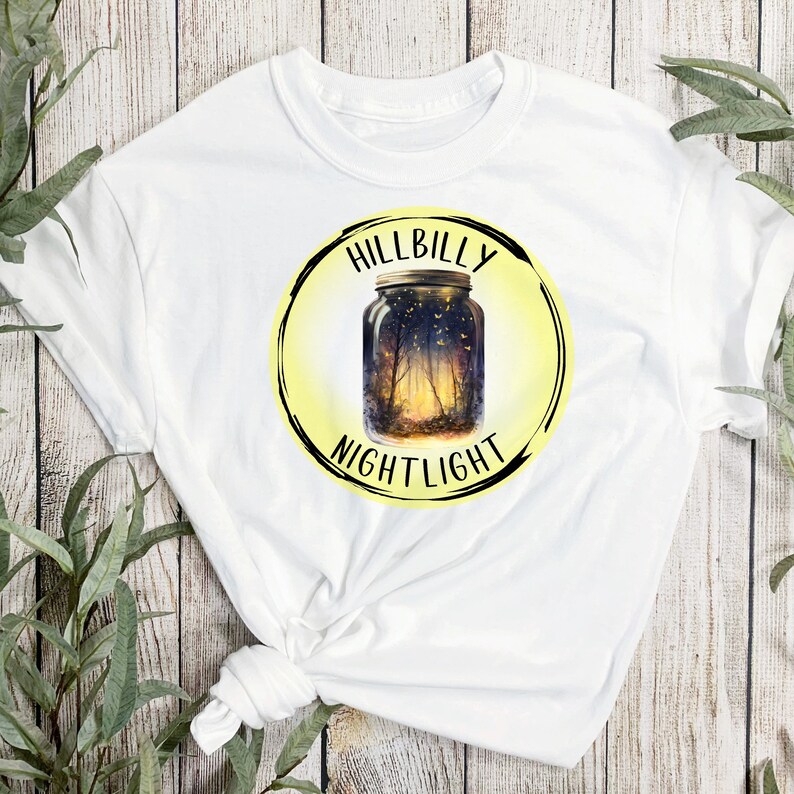 Hillbilly Nightlight PNG: Firefly Jar Design (digital Download) - Etsy