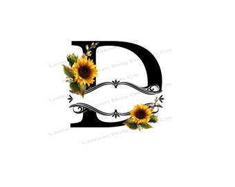 Monogram Letter D - Etsy