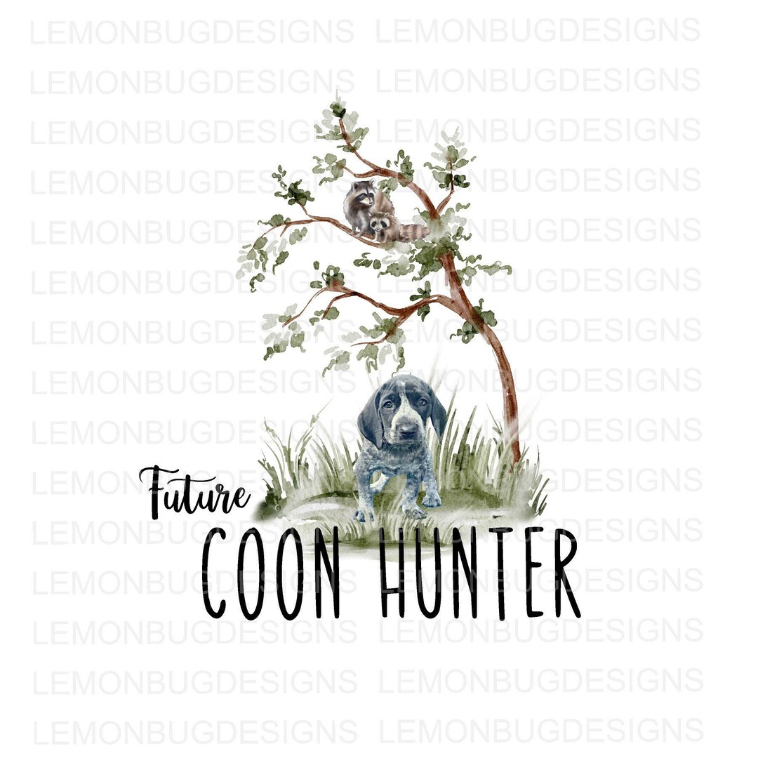 Future Coon Hunter PNG, Hunting PNG, Racoon Png, Coon Hunting Png, Coon ...