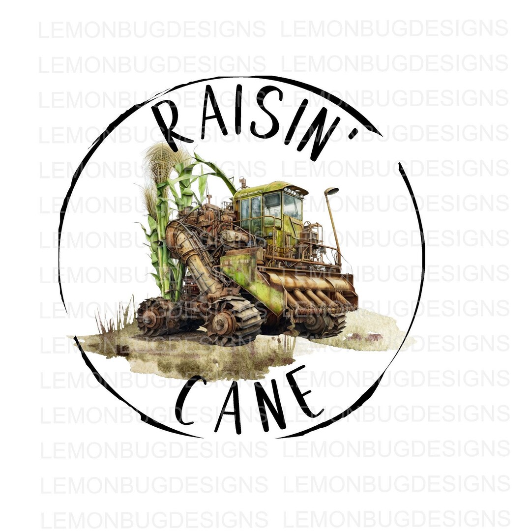 Raisin' Cane Png, Sugar Cane PNG, Louisiana Png,digital Download ...