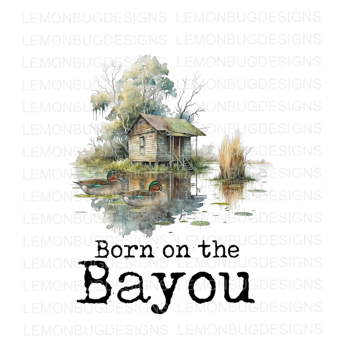 Born on the Bayou Png, Louisiana Png, Gone Fishin' PNG, Bass PNG ...