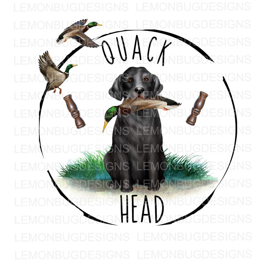 Quack Head Dog PNG: Duck Hunting Sublimation (digital Download) - Etsy