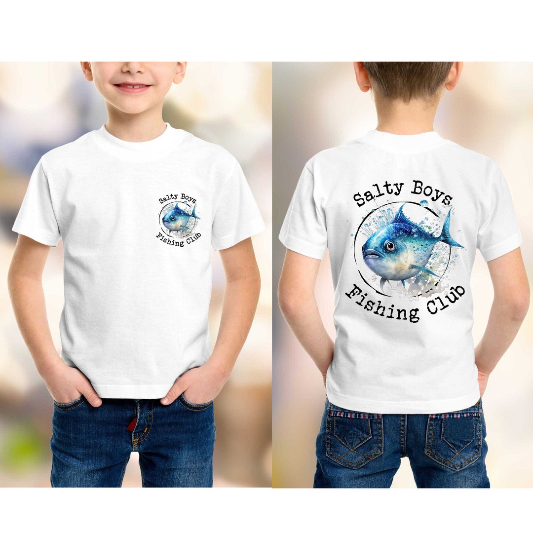 Salty Boys Fishing Club PNG: Saltwater Fish Design (digital Download ...