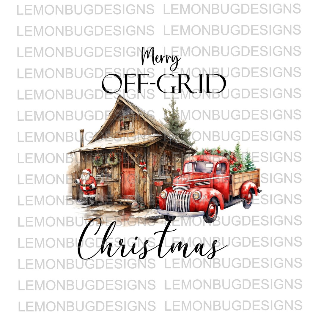 Merry off Grid Christmas PNG , Christmas Png, Hillbilly PNG, Hillbilly ...