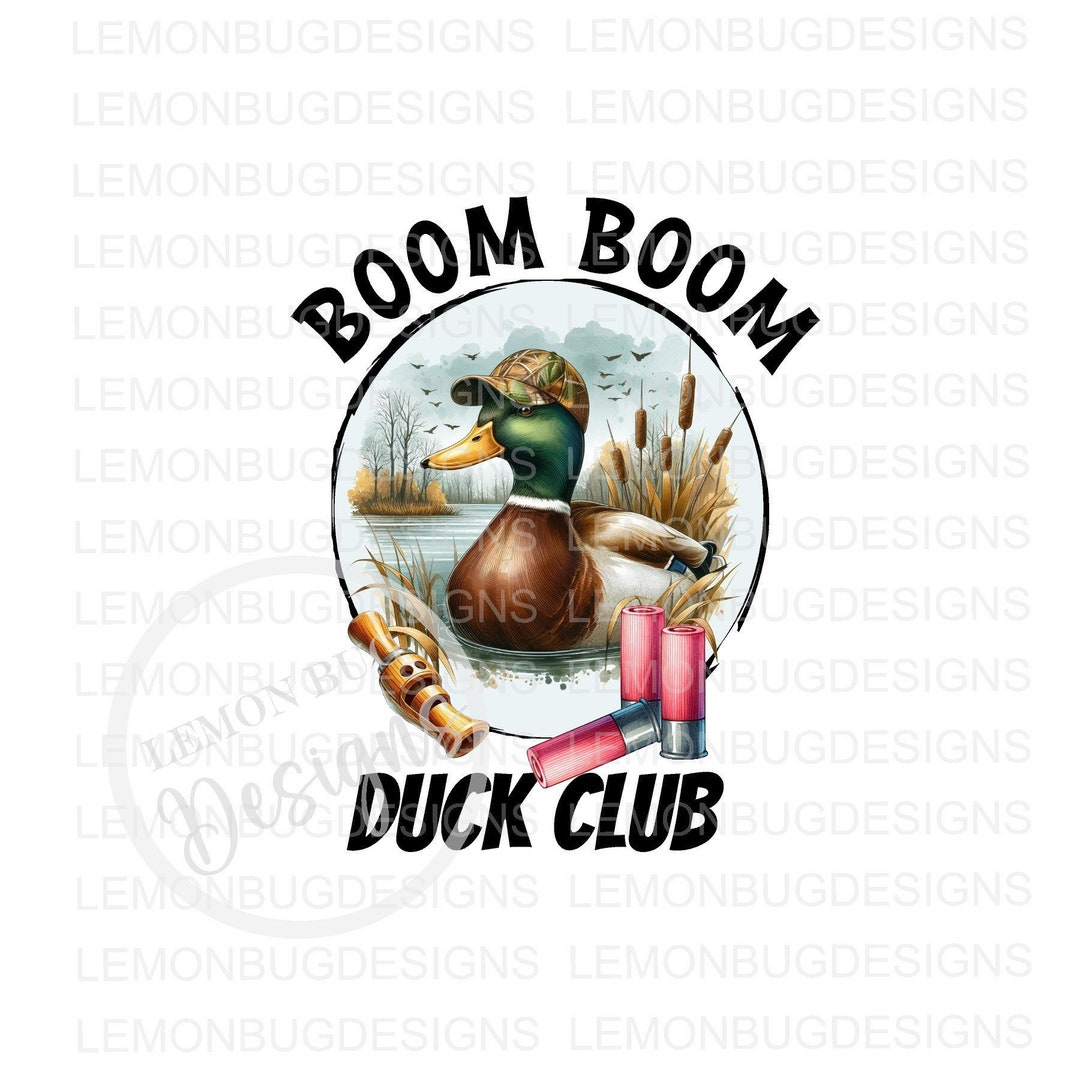 Duck Hunter Png, Country Boy Png | Boom Boom Duck Club Png | Mallard ...